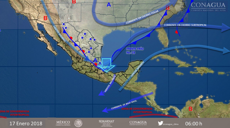 Freezing temperatures, high winds forecast today in Mexico ...