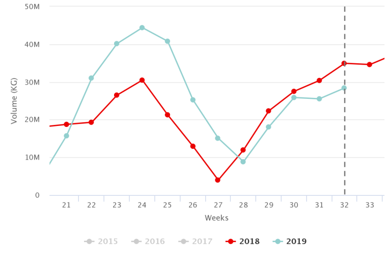 Grapes in Charts: Will market return to 'normal'? - FreshFruitPortal.com