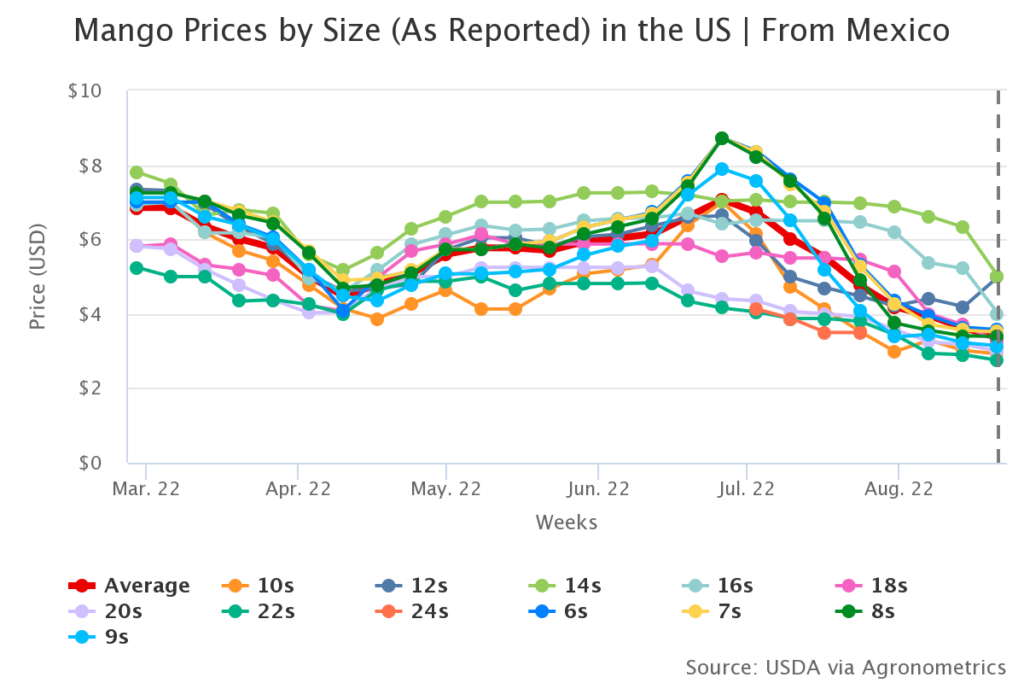 Agronometrics in Charts: Mexican mango production projected to increase ...