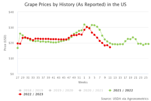 Oversupply in the U.S. grape market sends prices plummeting