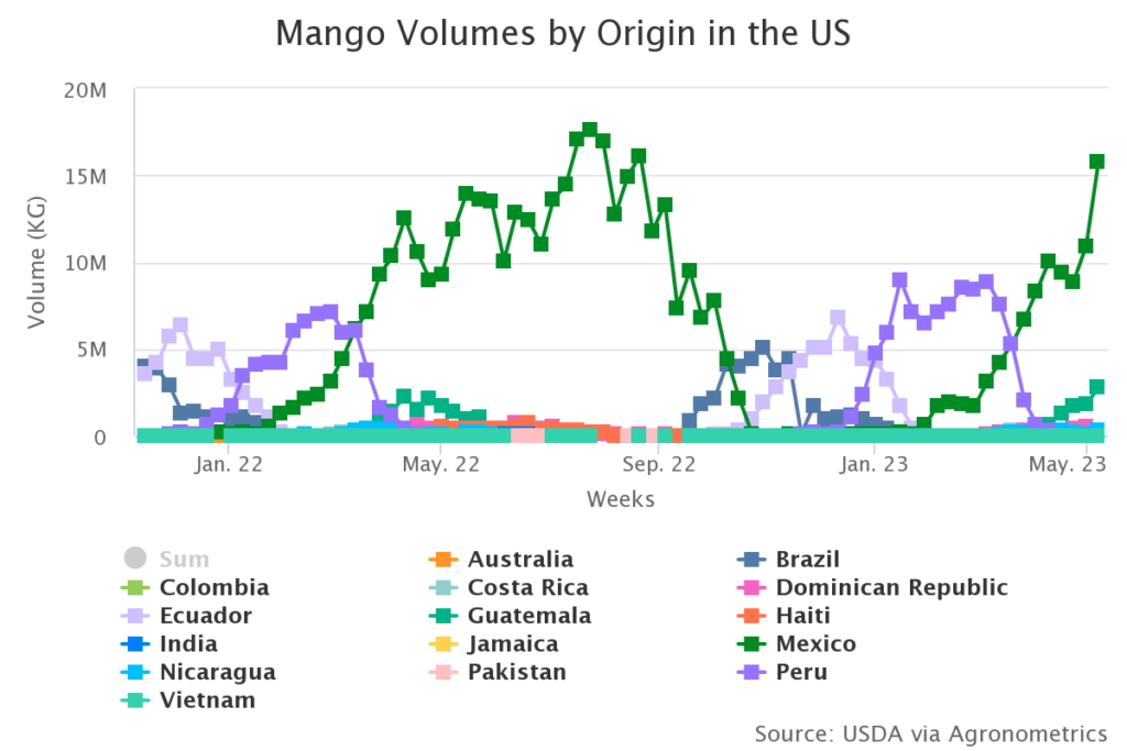 Peruvian mango season draws to a close with a 7.3% growth