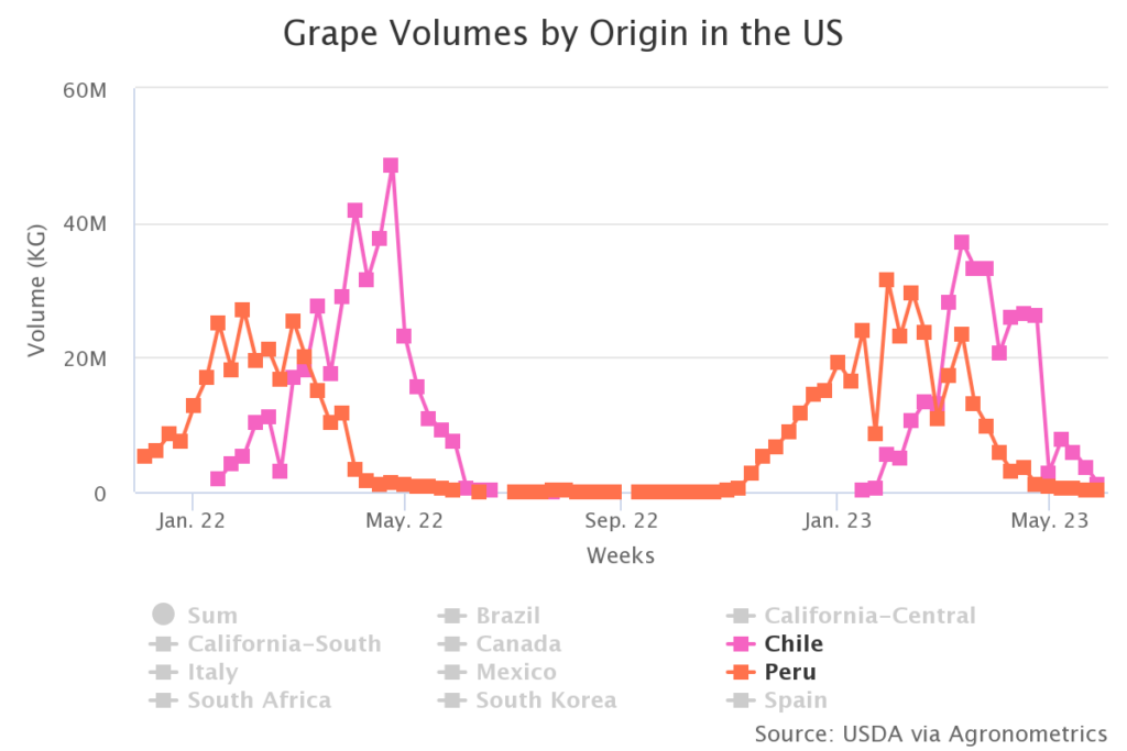 Chilean grape industry witnessing a 8.6% decline in production
