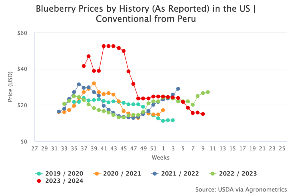 Peruvian blueberry export outlook remains strong - USDA