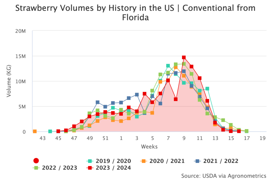 Current state of the US strawberry market