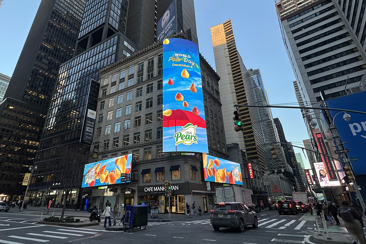 USA Pears take New York City by storm to celebrate World Pear Day ...